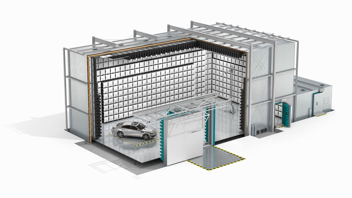 Starting signal for antenna measurement chamber